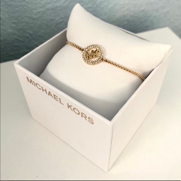 Michael Kors | Jewelry | Nwt Authentic Mk Gold Tone Bracelet | Poshmark